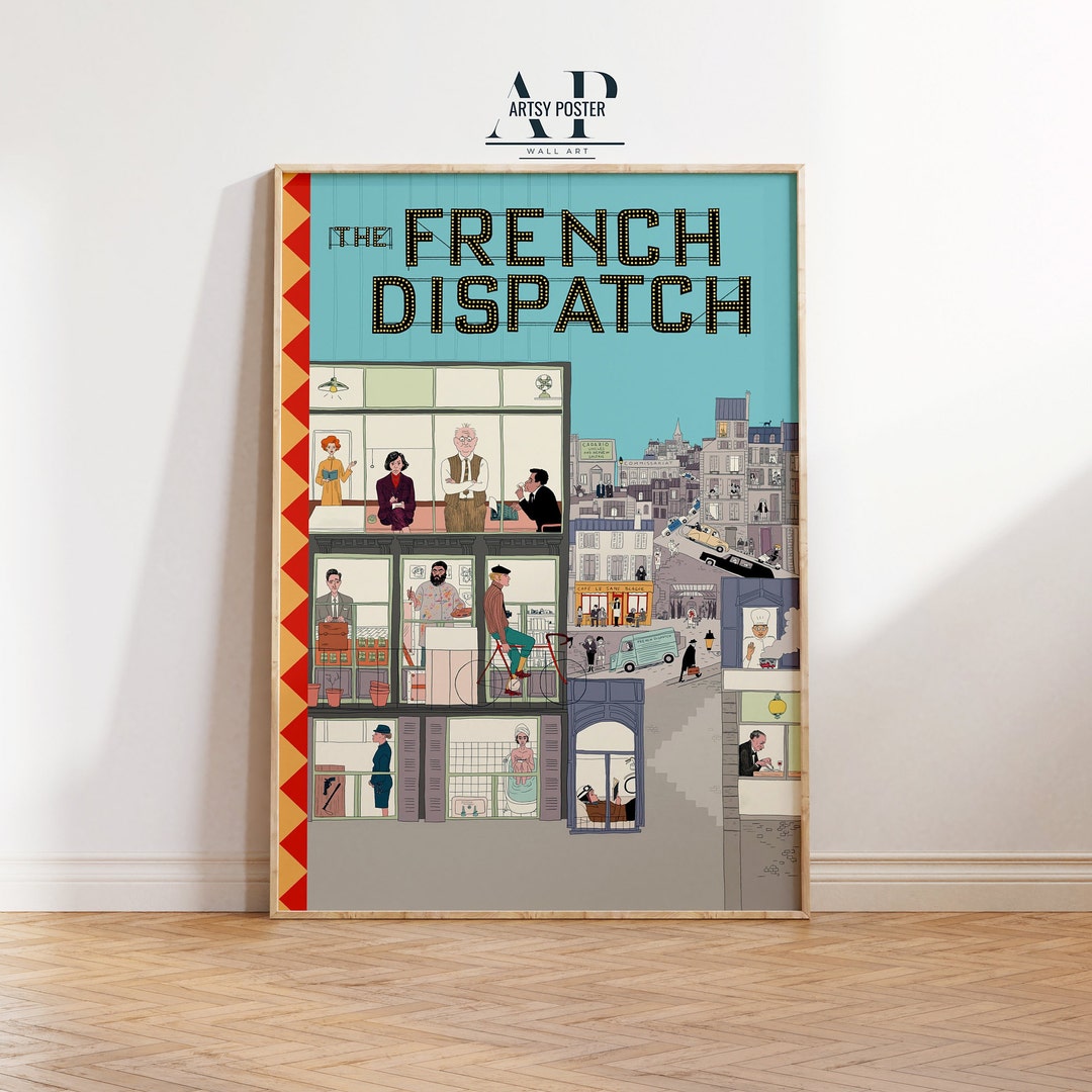 The French Dispatch Movie Poster: Wes Anderson Film Art Print - Etsy