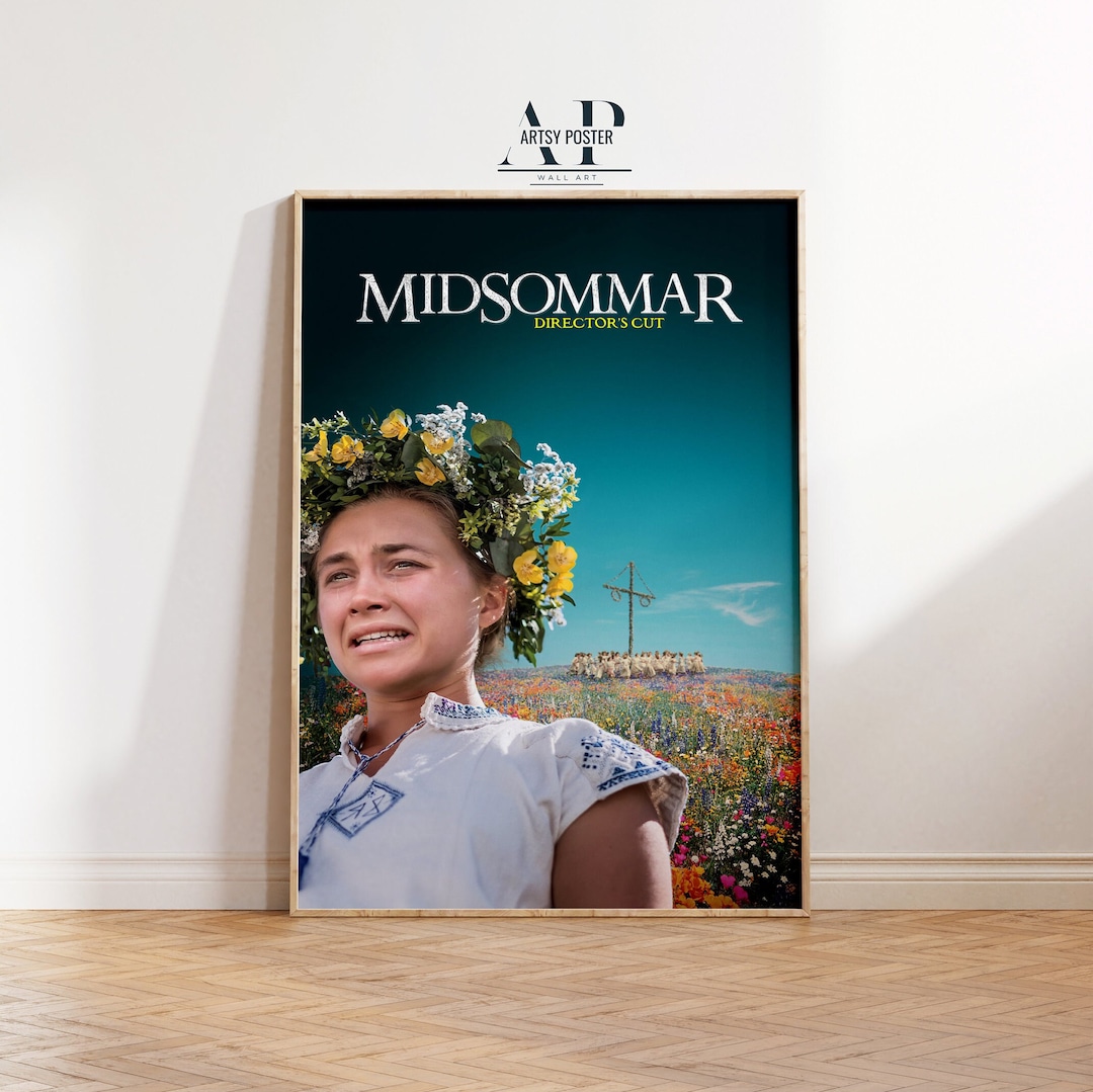 Midsommar Movie Poster - Folk Horror Film Art Print - Scandinavian ...