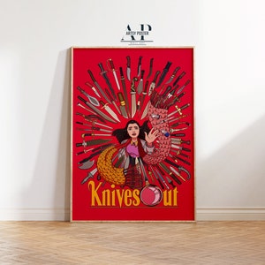 Knives Out Movie Poster, Daniel Craig Film, High Quality Whodunit Wall ...