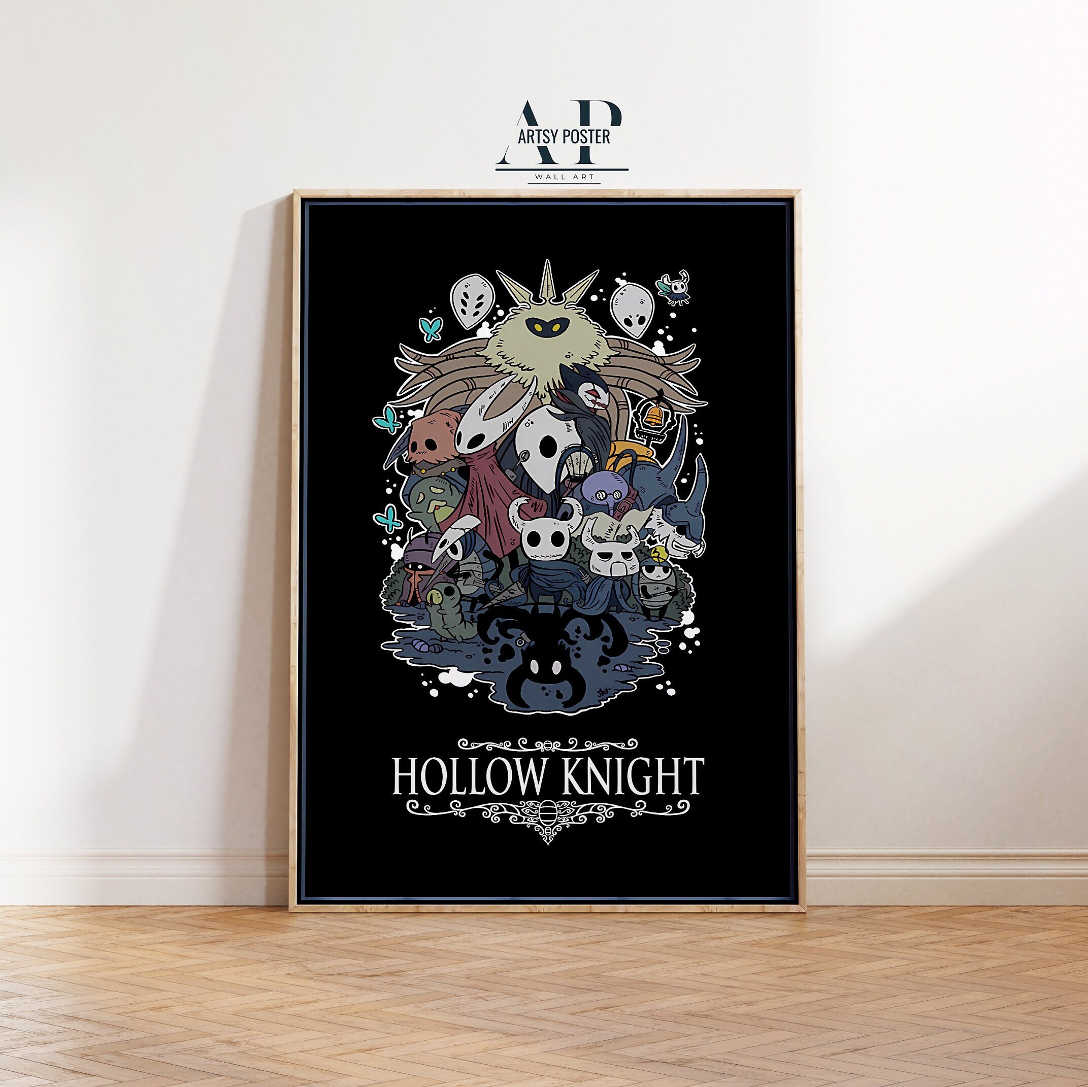 Hollow Knight Game Poster: Hollownest Fine Art Print - Etsy