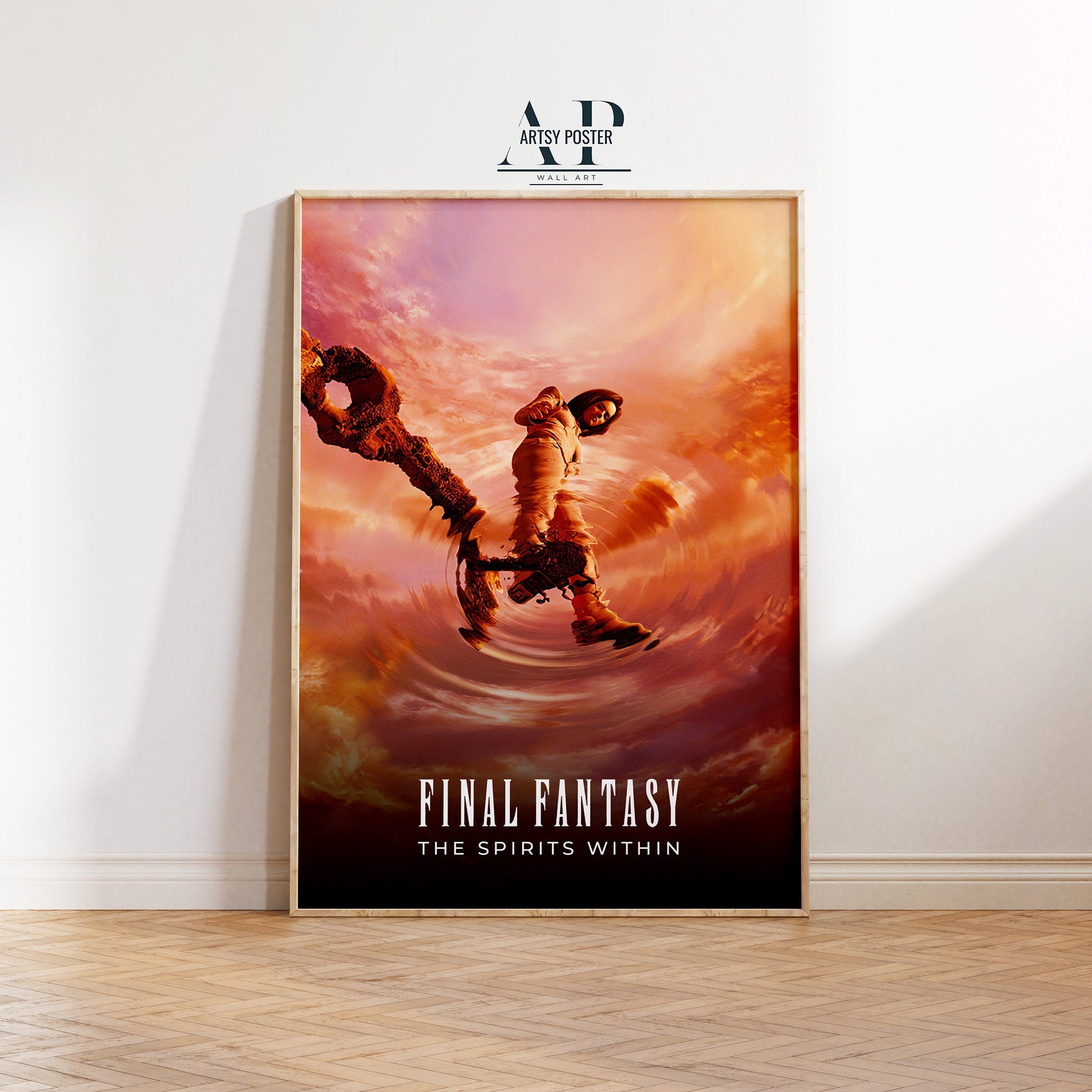 Final Fantasy VII Game Poster, Classic RPG Game Art Print Cloud Strife ...