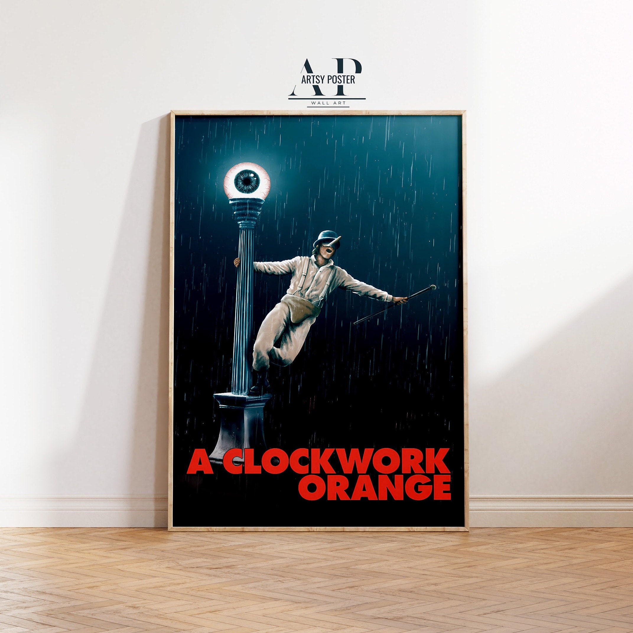 A Clockwork Orange Movie Poster, Stanley Kubrick Wall Art, Cult Classic ...