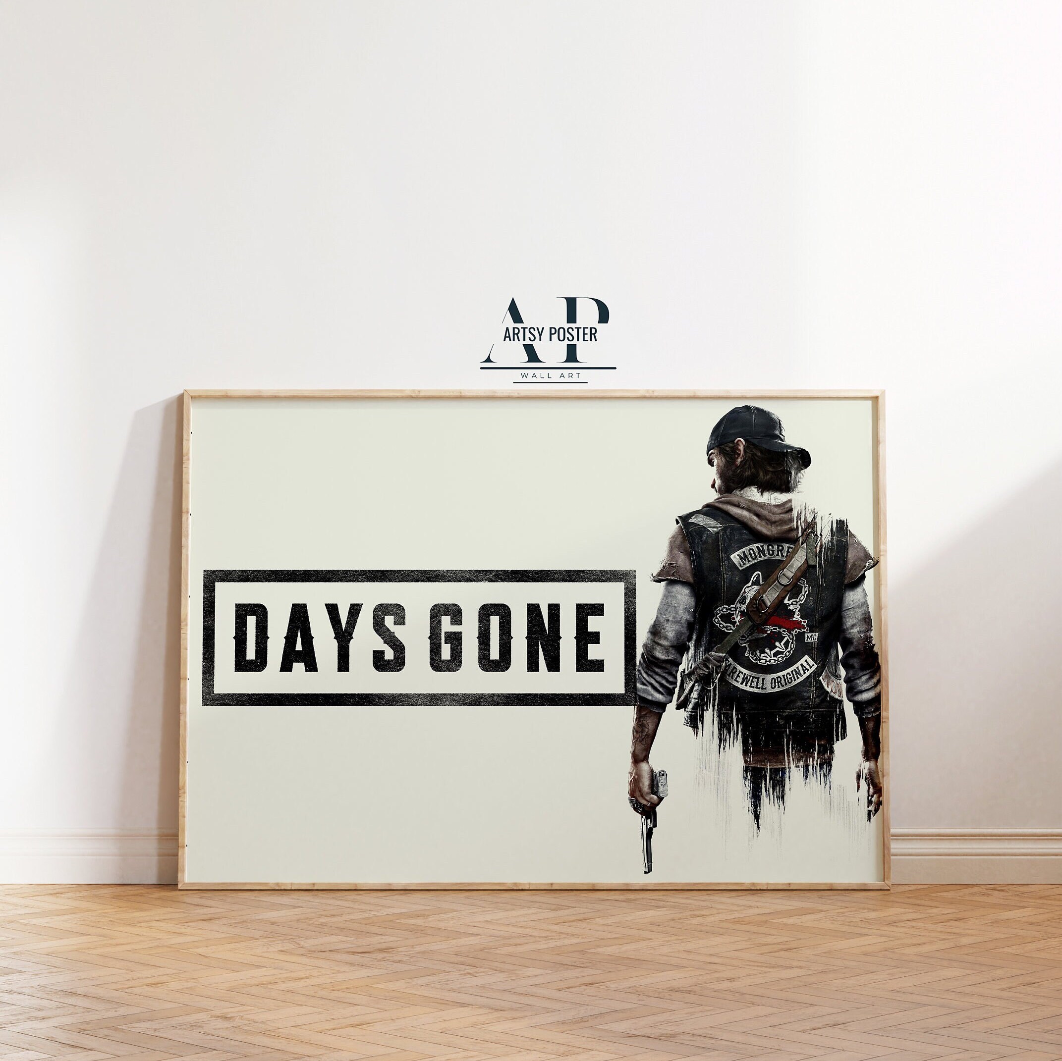 Days Gone Game Poster, Forest Wilderness Wall Art, Gaming Room Decor ...