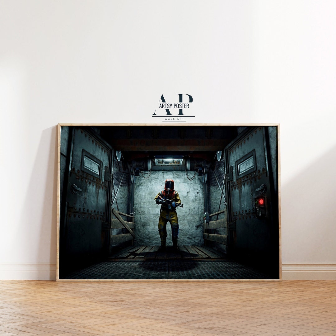 Rust Game Poster, Survival Video Game Wall Art, Rustic Decor for Gamers ...