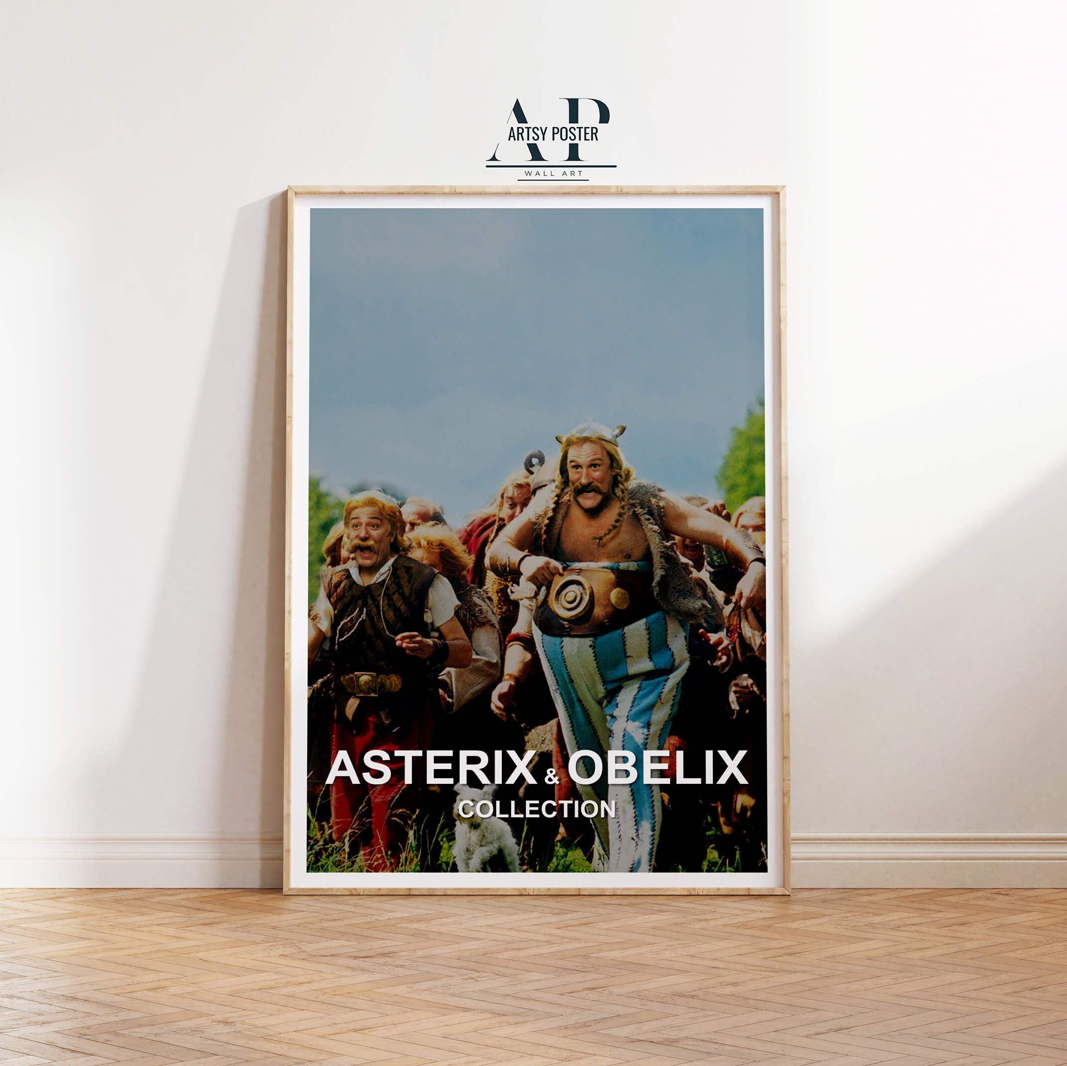 Asterix and Obelix Poster, Cartoon Heroes Wall Art, Fine Art Print ...