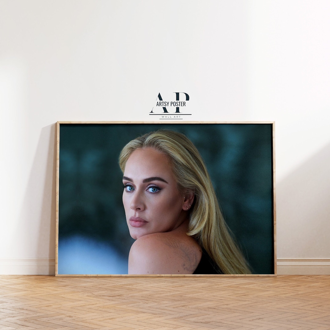 Adele Concert Poster: Elegant Singer Wall Art - Etsy