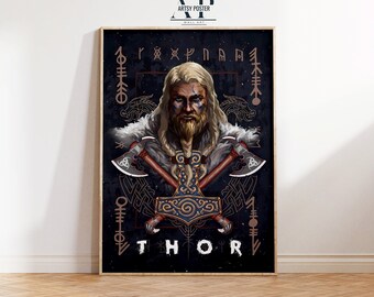 Norse Mythology Family Tree Poster - Etsy Canada