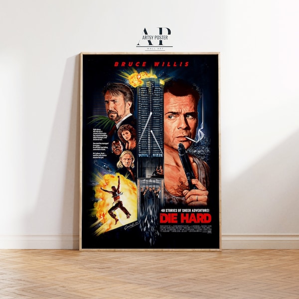 Bruce Willis Poster - Etsy