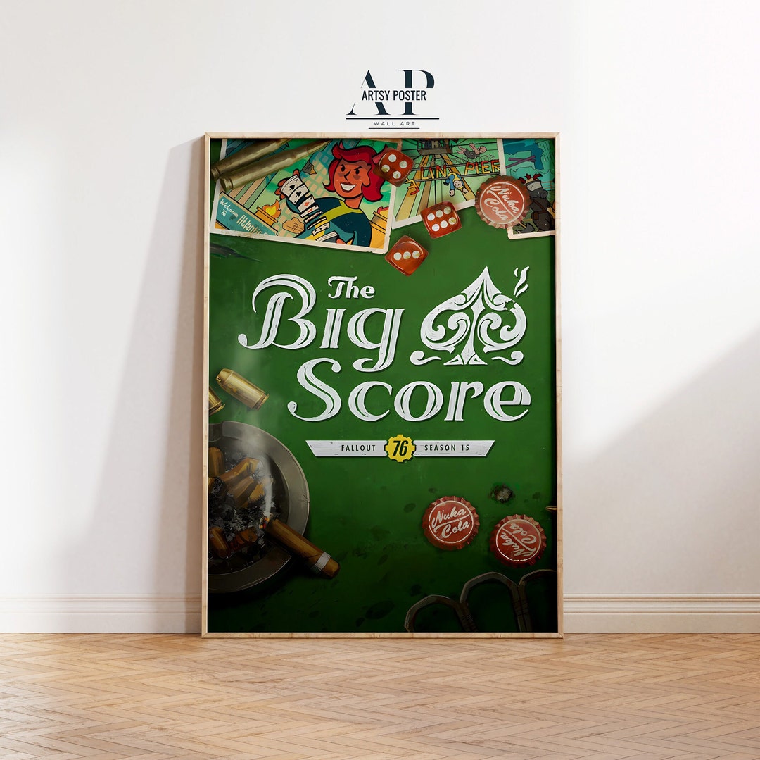 Fallout 76 Poster, Post Apocalyptic World Art Print, Vault Dweller ...