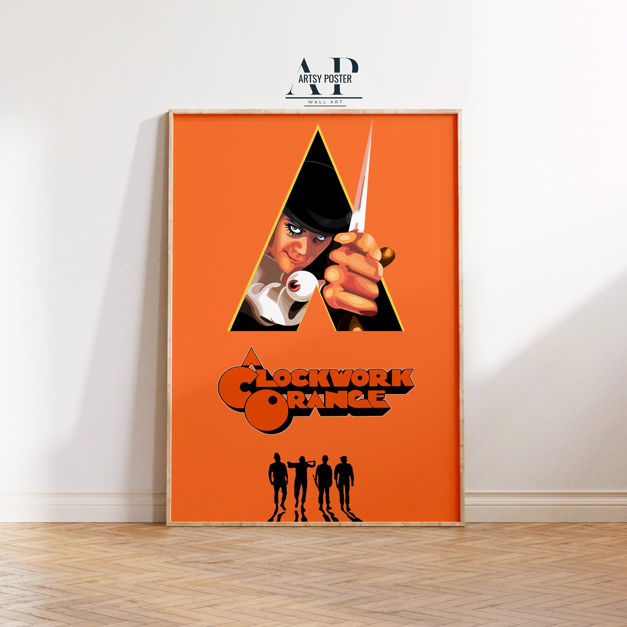 A Clockwork Orange Movie Poster, Stanley Kubrick Wall Art, Cult Classic ...