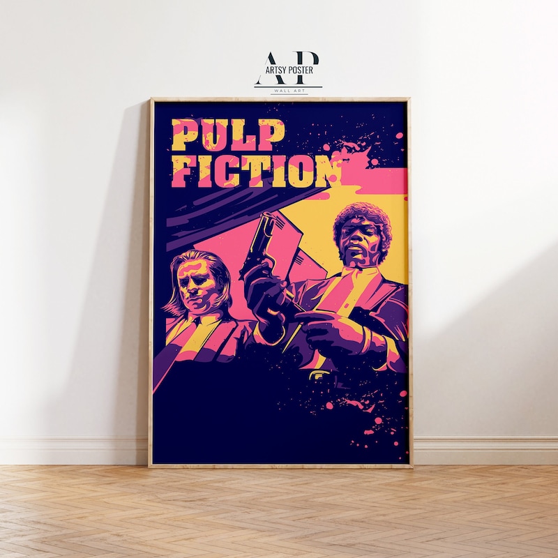 Pulp Fiction Poster - Etsy