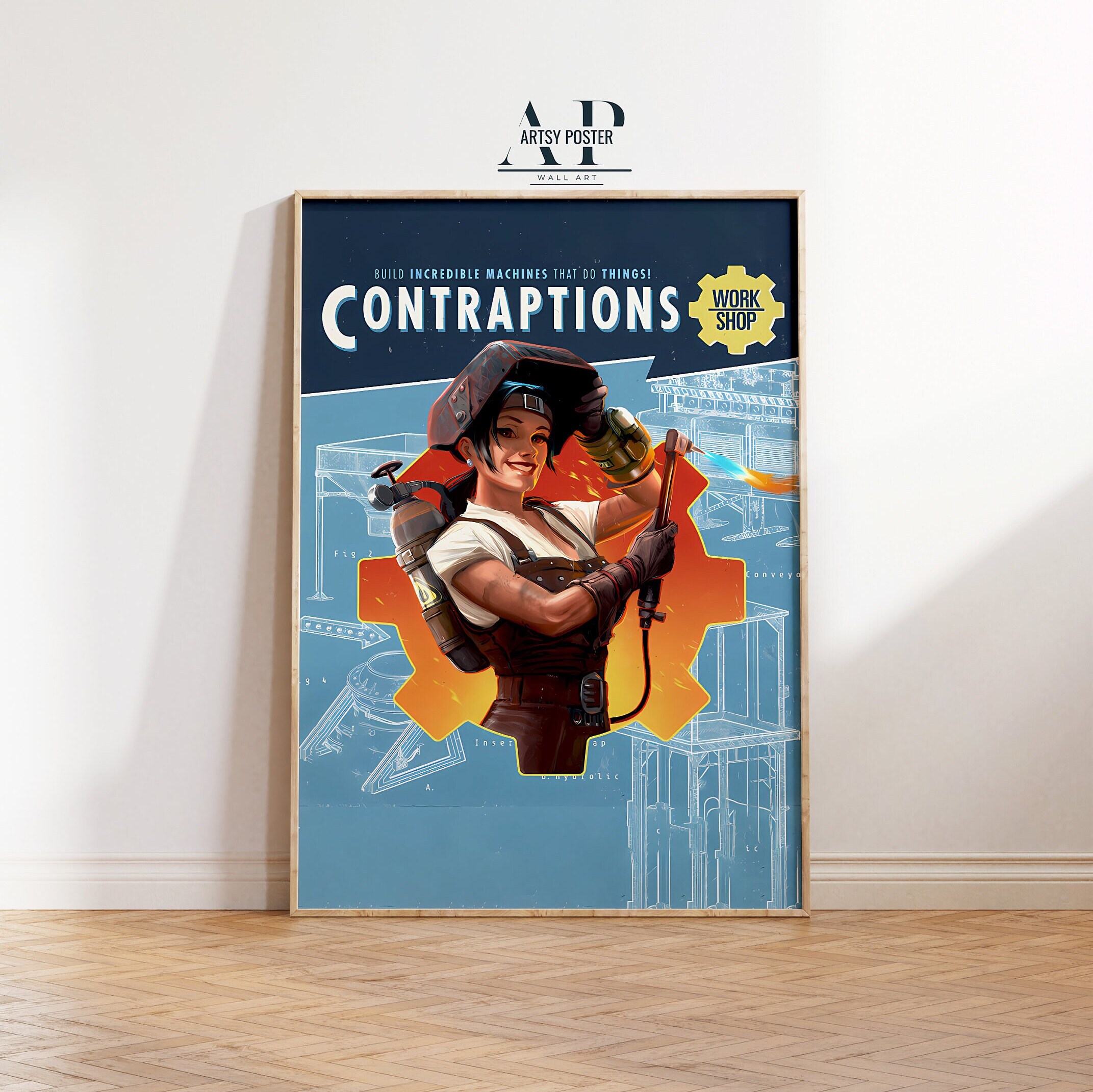 Fallout 4 Video Game Poster, Wasteland Explorer Wall Art, Fine Art ...