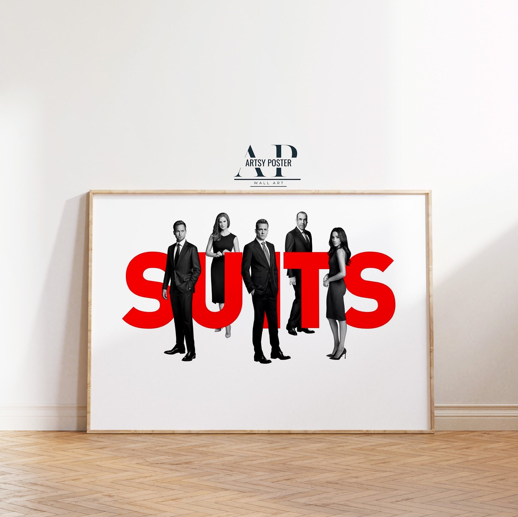 Suits TV Series Poster, Harvey Specter Wall Art, Fine Art Print, Film ...