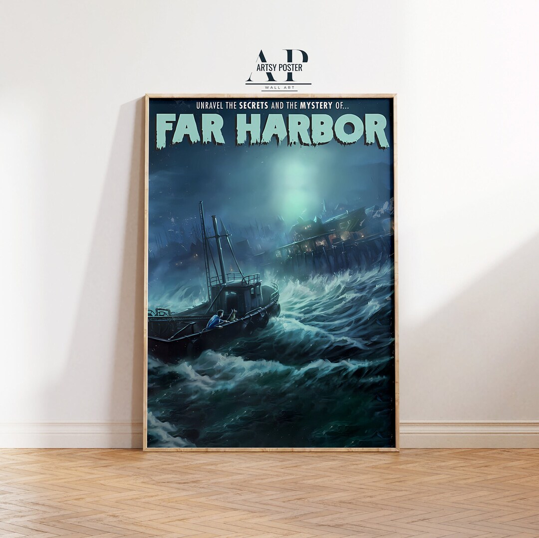 Fallout 4 Game Poster, for Harbor Art, Video Game Wall Decor, Perfect ...