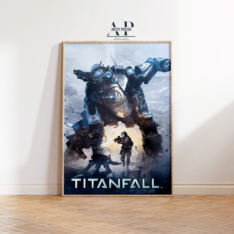 Titanfall 2 Game Poster, Jack Cooper Wall Art, Gaming Room Decor, High ...