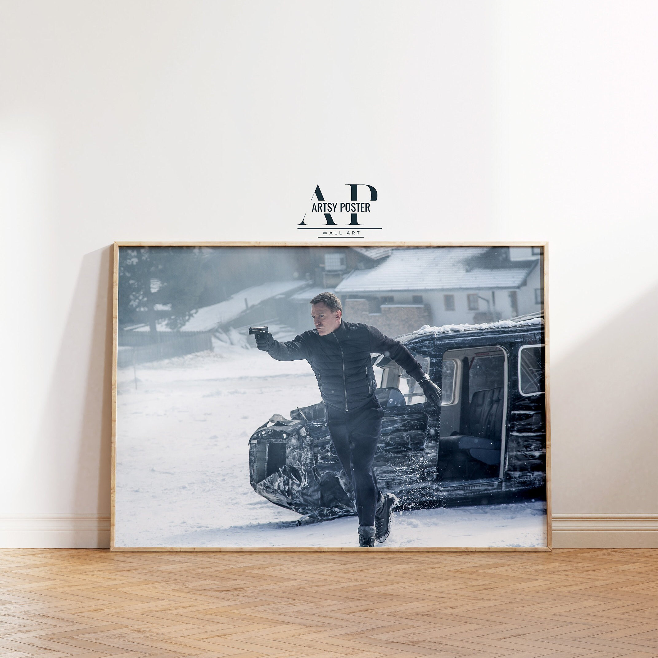 Daniel Craig Poster, James Bond Wall Art, Fine Art Print, Home Wall ...