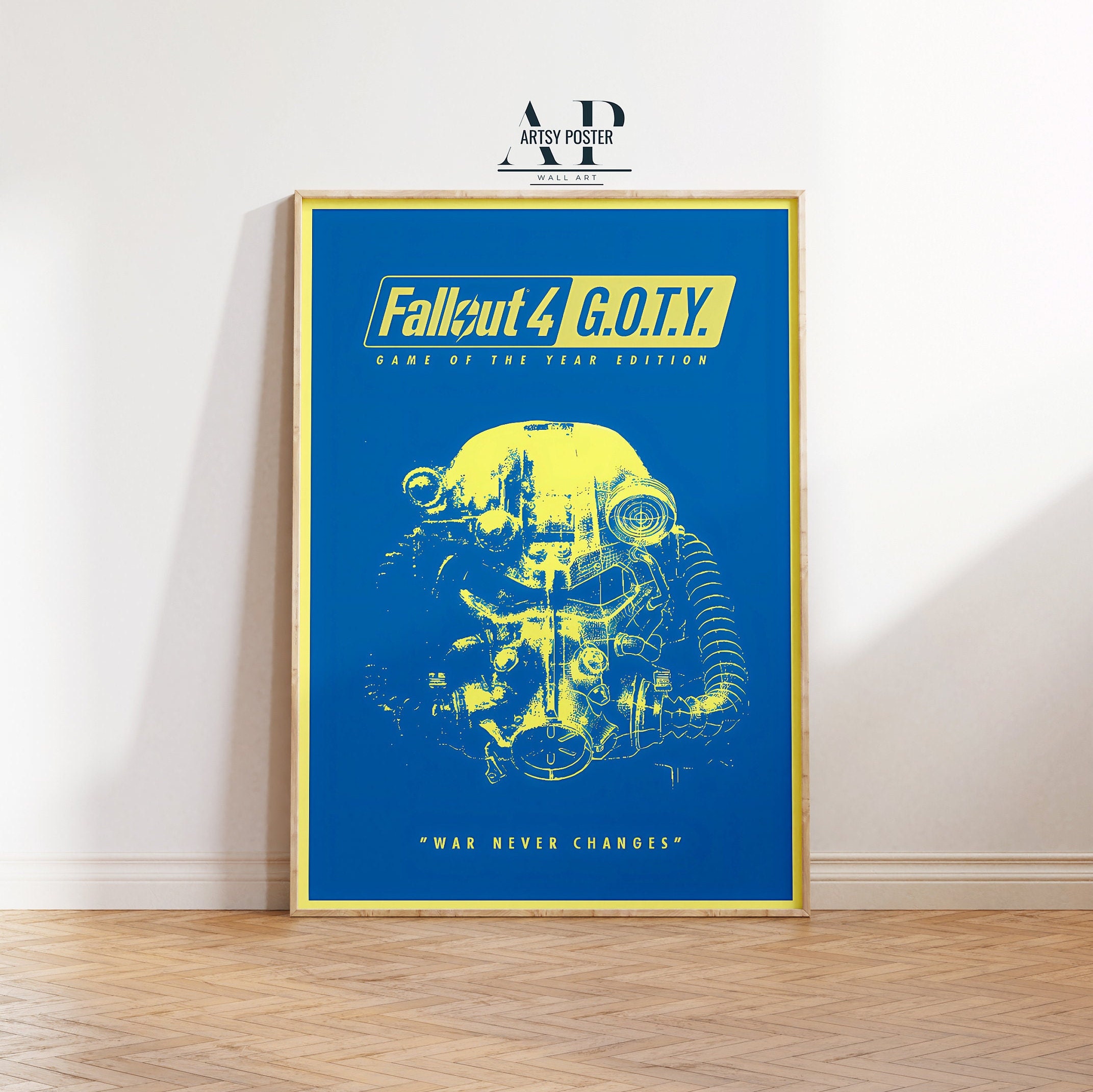 Fallout 4 Game Poster, for Harbor Art, Video Game Wall Decor, Perfect ...