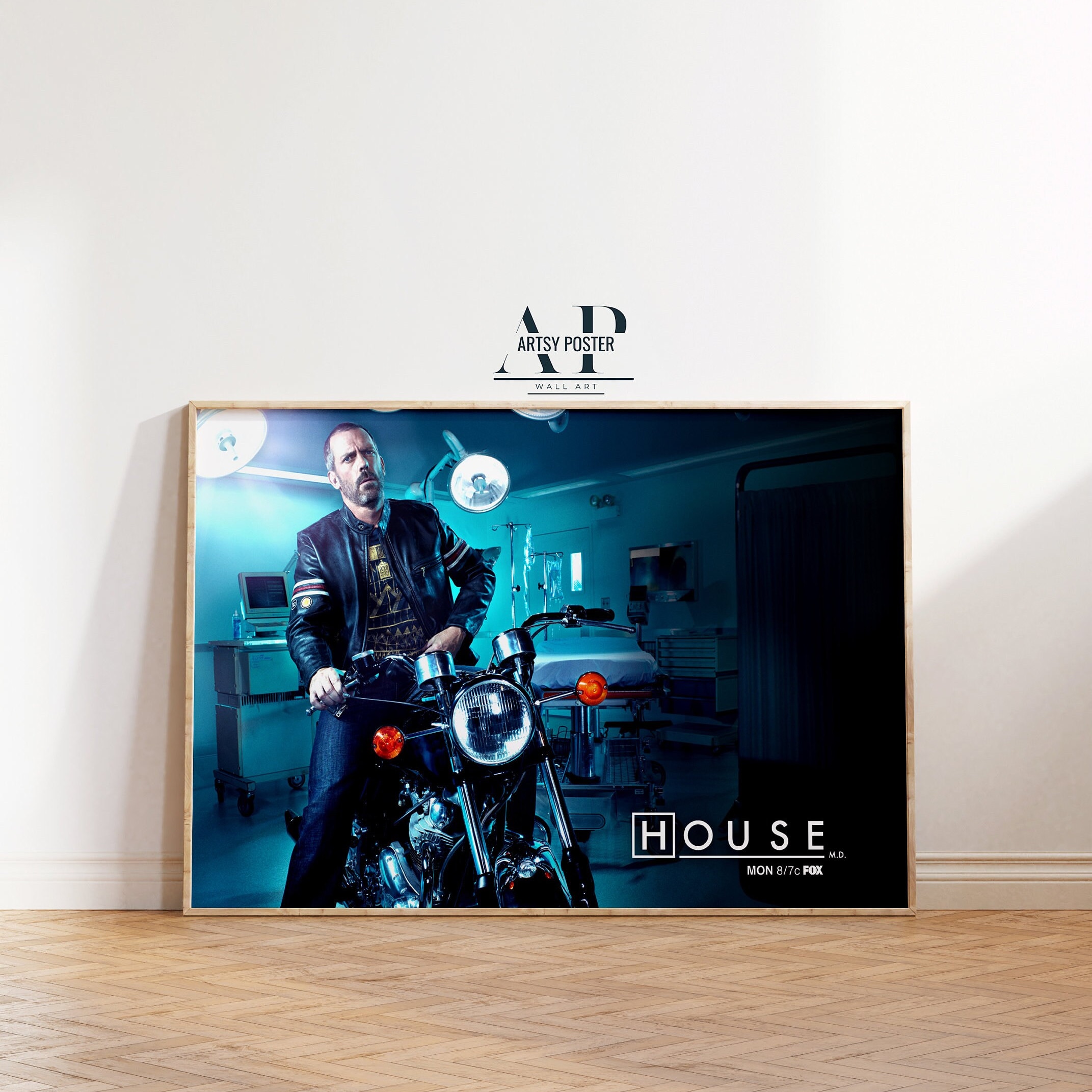 House M.D. Poster, Dr. Gregory House Art, Iconic TV Show Wall Art ...