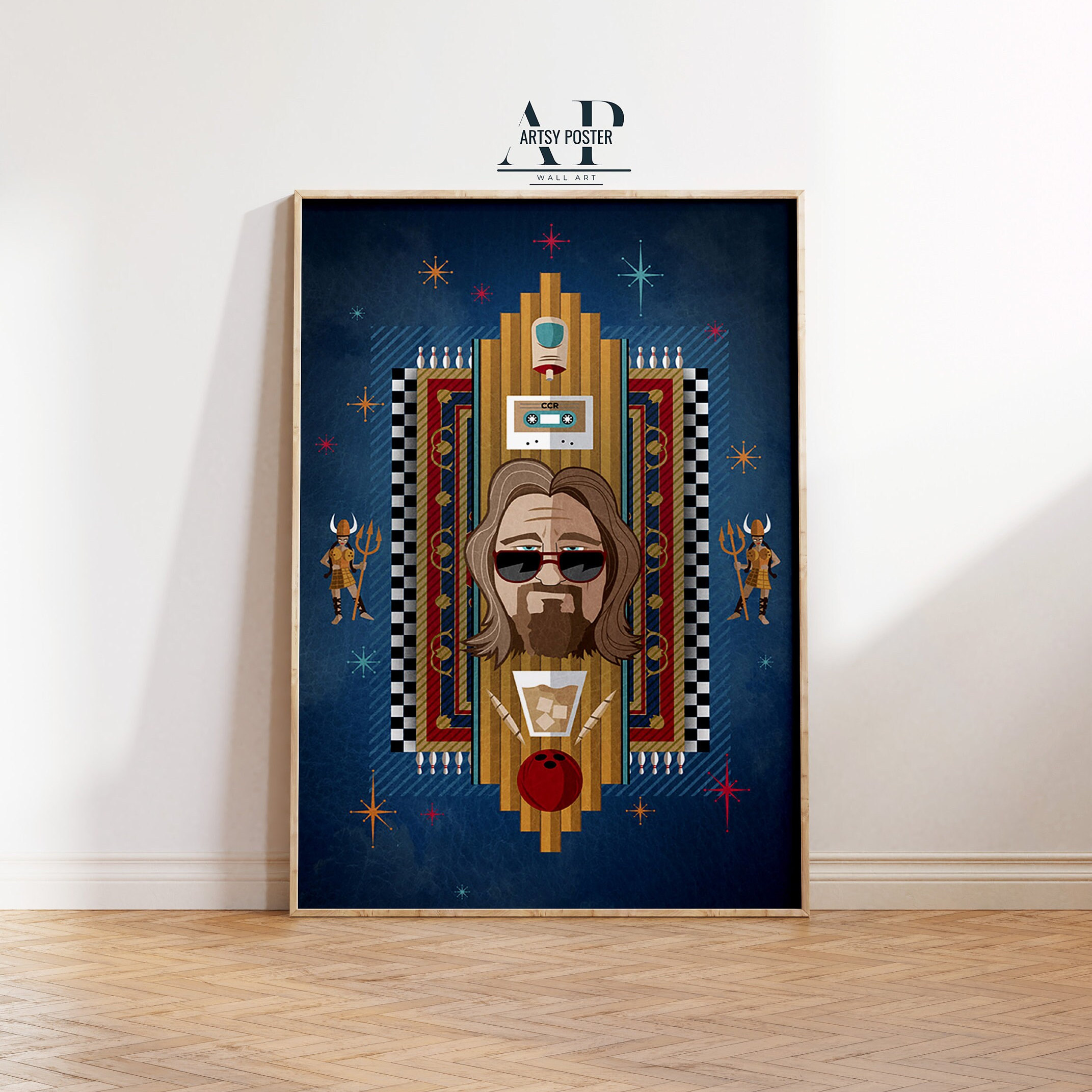 The Big Lebowski Poster: Cult Classic Movie Art Print - Etsy