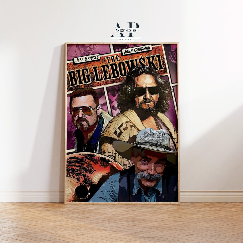 The Big Lebowski Poster: Cult Classic Movie Art Print - Etsy