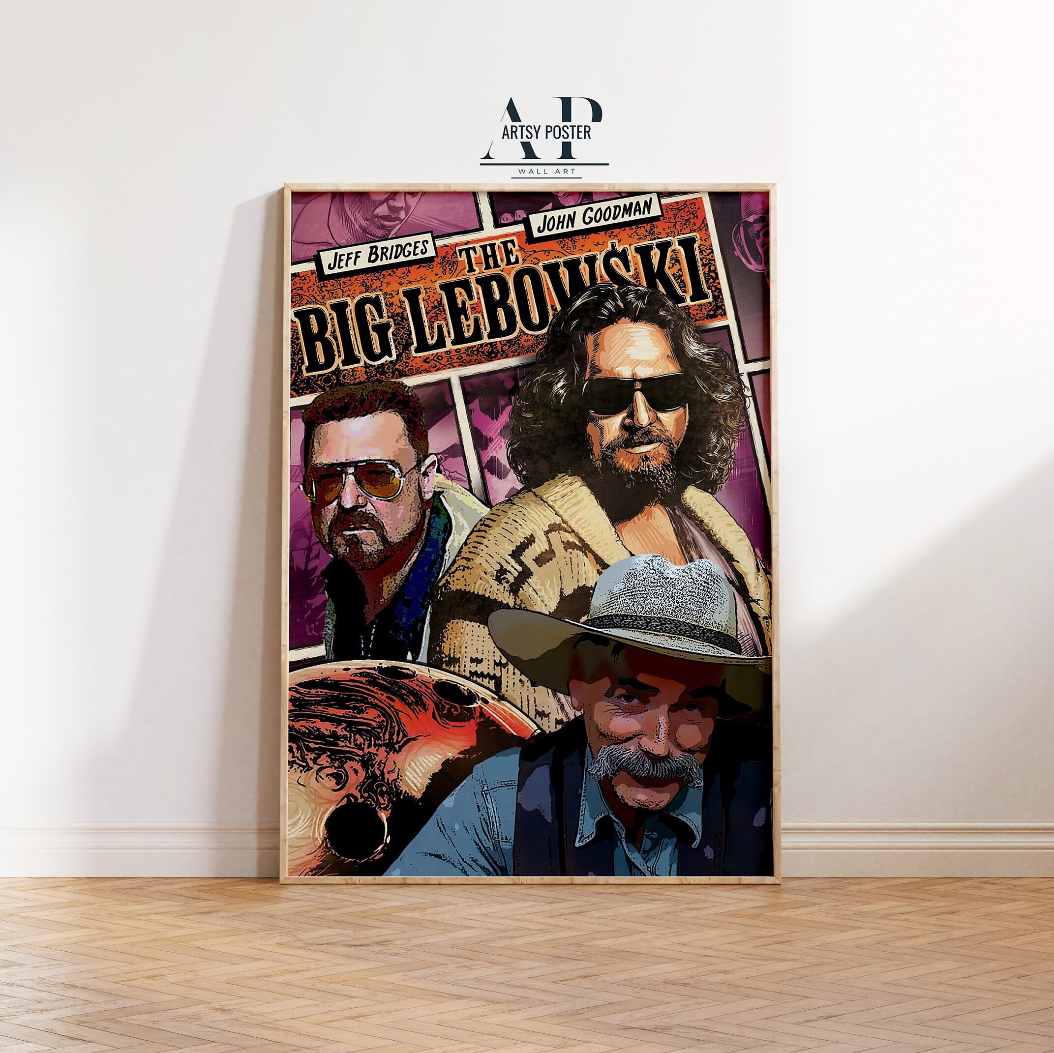 The Big Lebowski Poster: Cult Classic Movie Art Print - Etsy