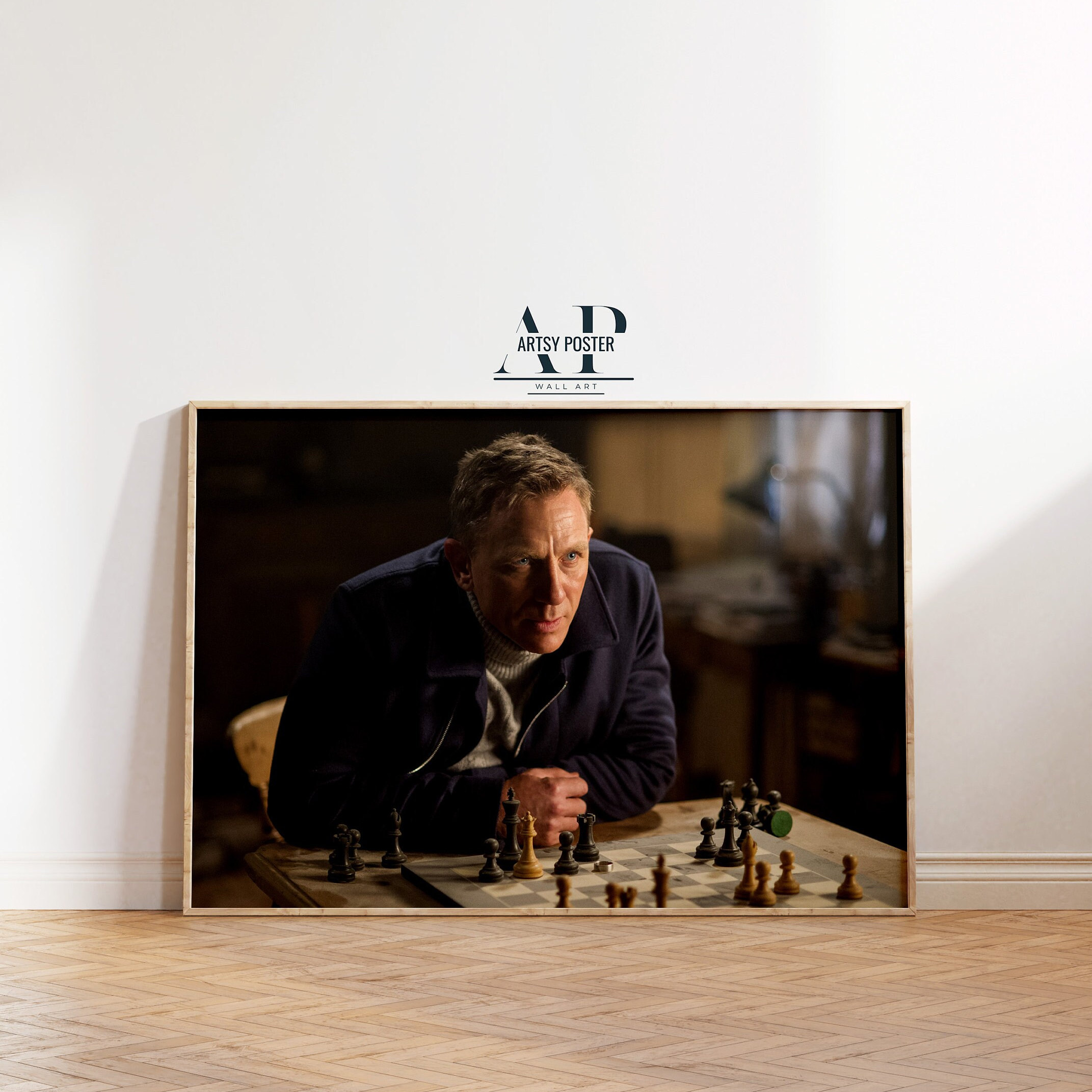 Daniel Craig Poster, James Bond Wall Art, Fine Art Print, Home Wall ...