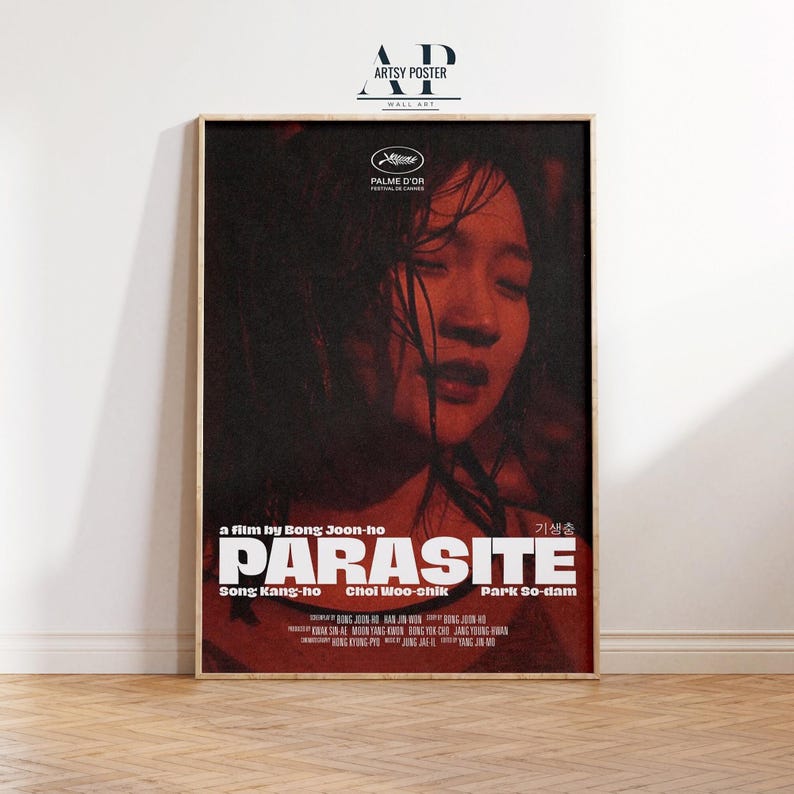 Parasite Movie Poster: Korean Cinema Wall Art - Etsy