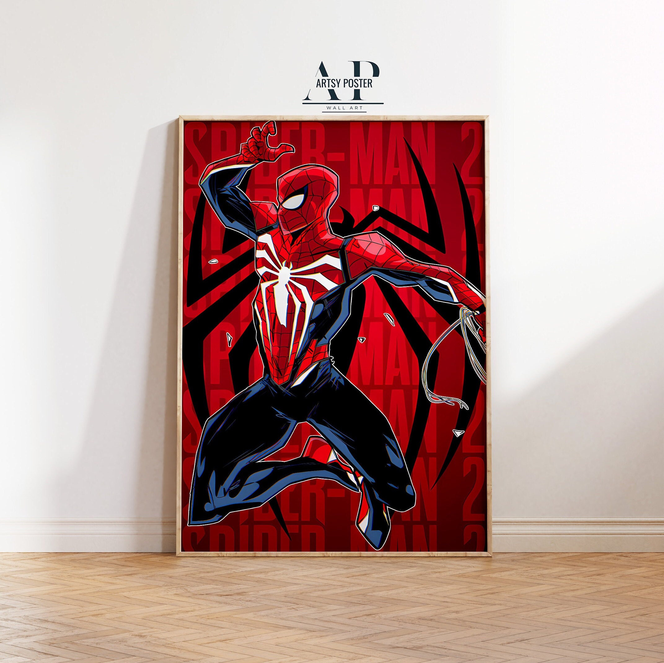 Spider-man 2 Game Poster: Superhero Fine Art Print - Etsy
