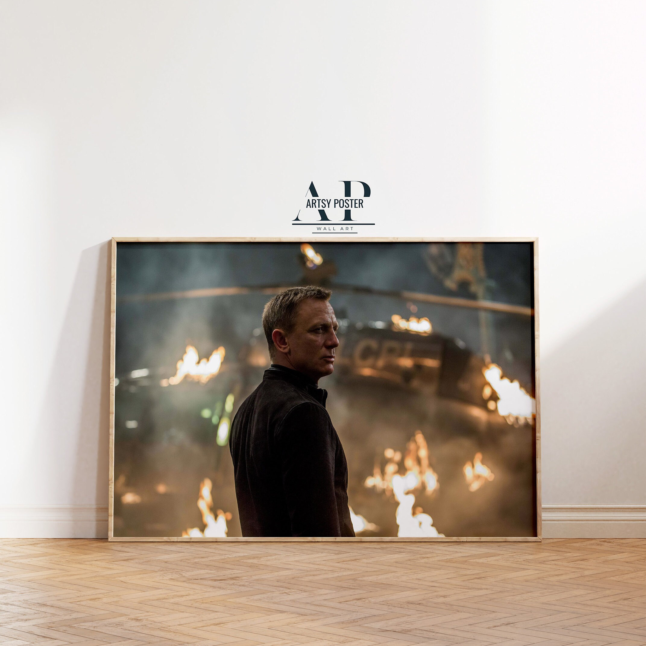 Daniel Craig Poster, James Bond Wall Art, Fine Art Print, Home Wall ...