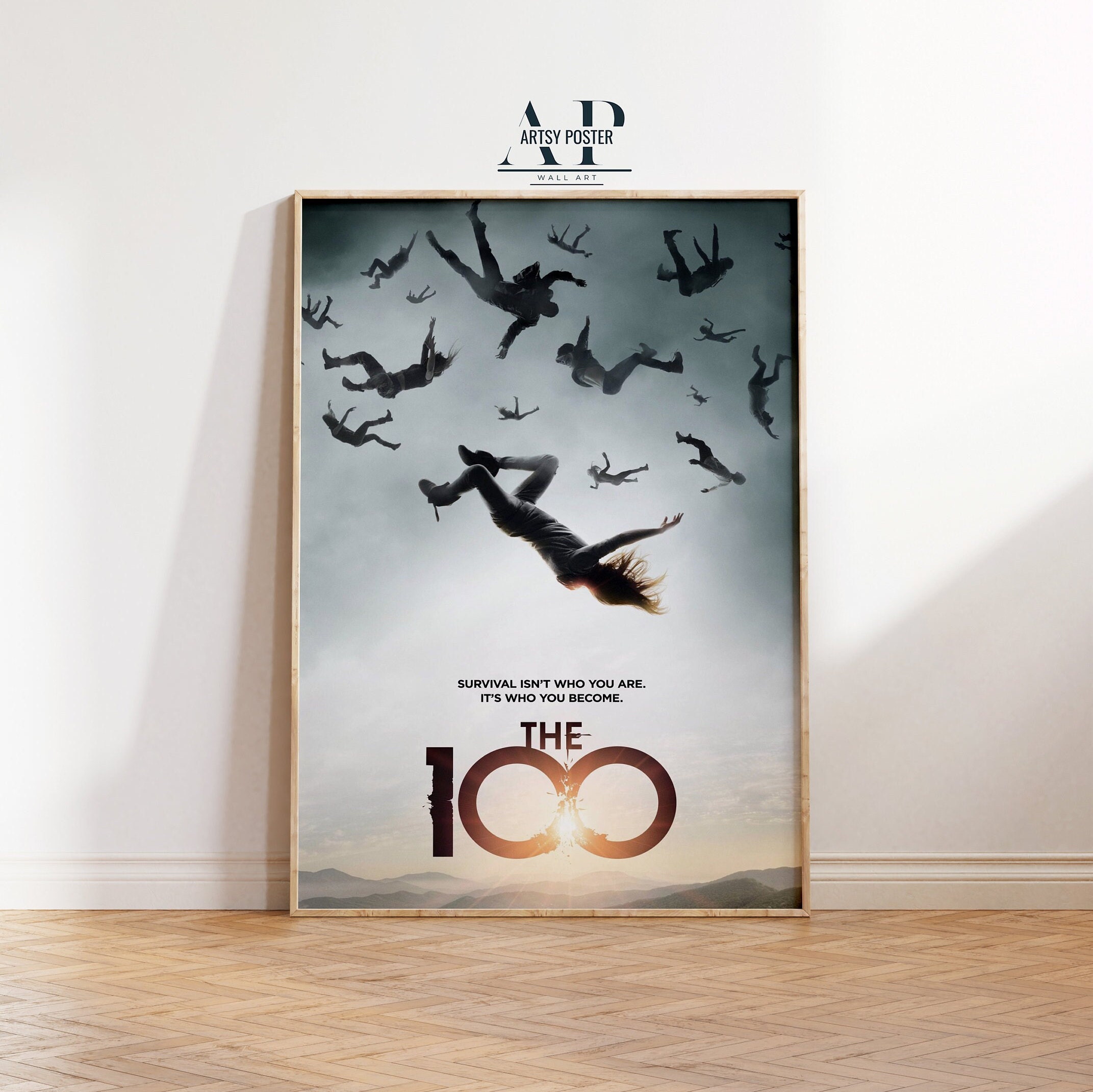 The 100 TV Series Poster: Sci-fi Wall Art Print - Etsy