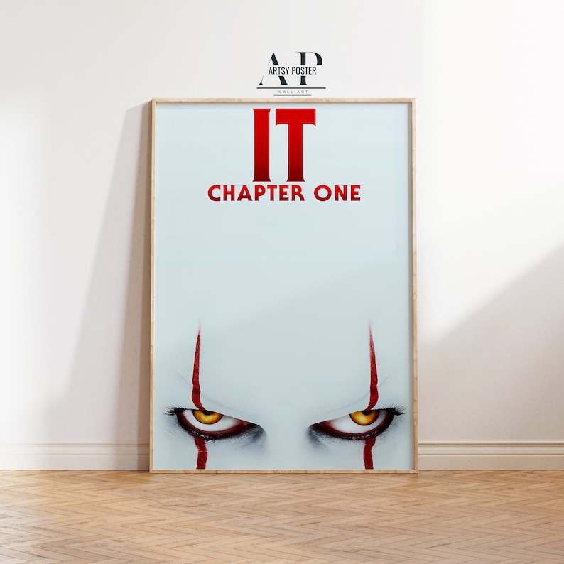Pennywise the Clown 'it' Movie Poster, Stephen King Horror Art Print - Etsy