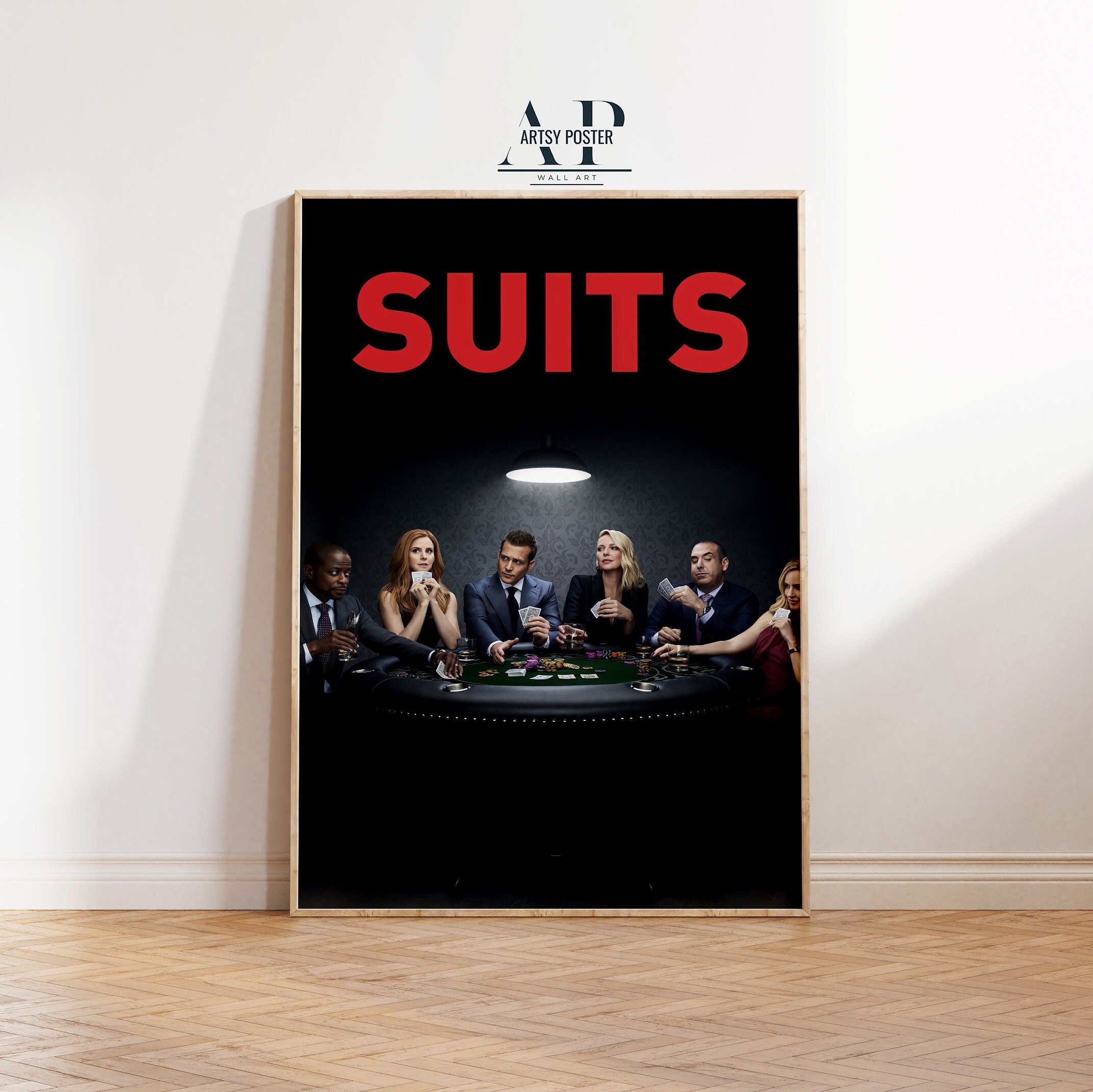 Suits TV Series Poster, Harvey Specter Wall Art, Fine Art Print, Film ...