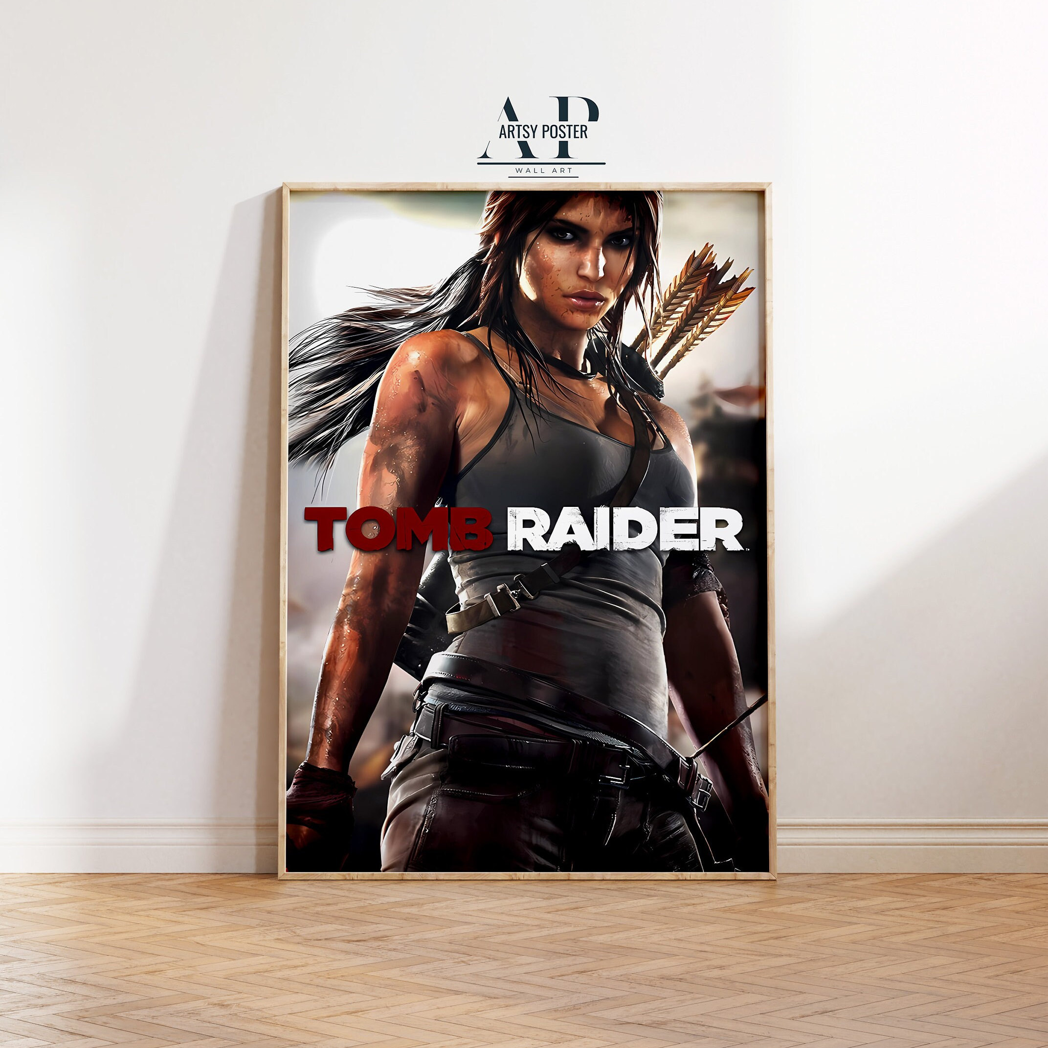 Tomb Raider Game Poster, Lara Croft Wall Art, Gaming Room Decor, Fine ...