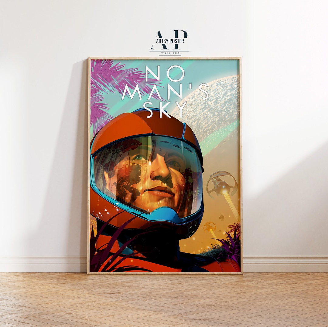 No Man's Sky Poster, Galactic Explorer Wall Art, Sci-fi Game Print ...