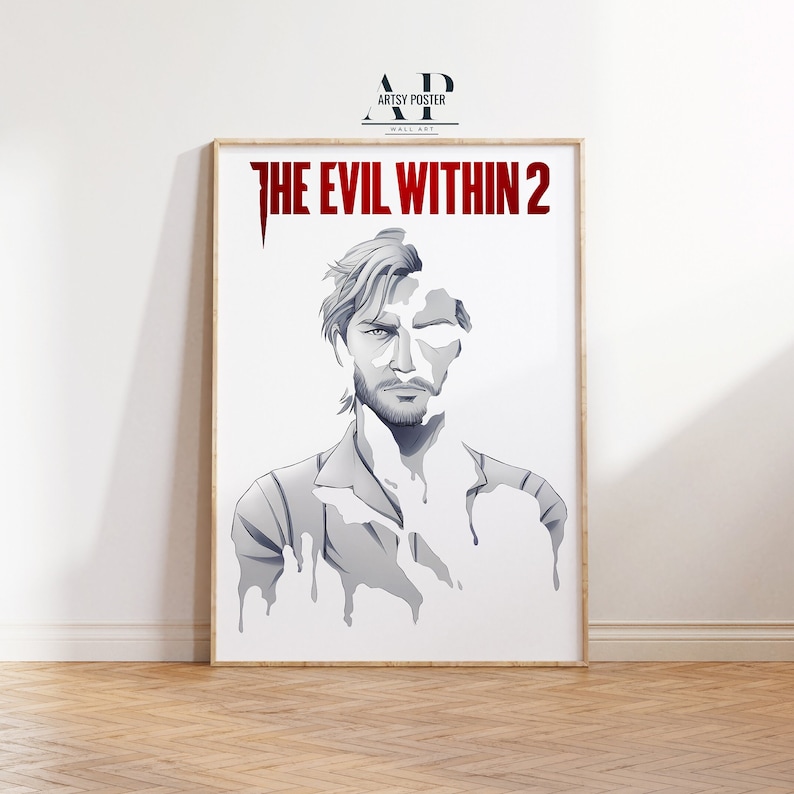 The Evil Within 2 Poster, Survival Horror Game Art Print, Creepy Video ...