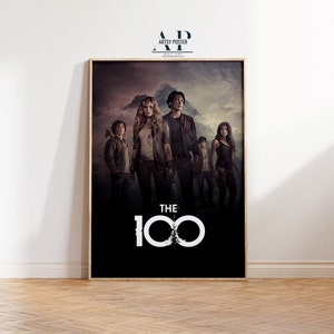 The 100 TV Series Poster: Sci-fi Wall Art Print - Etsy