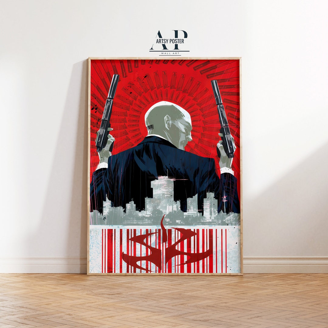 Agent 47 Hitman Game Poster: Stealth Assassin Art Print - Etsy