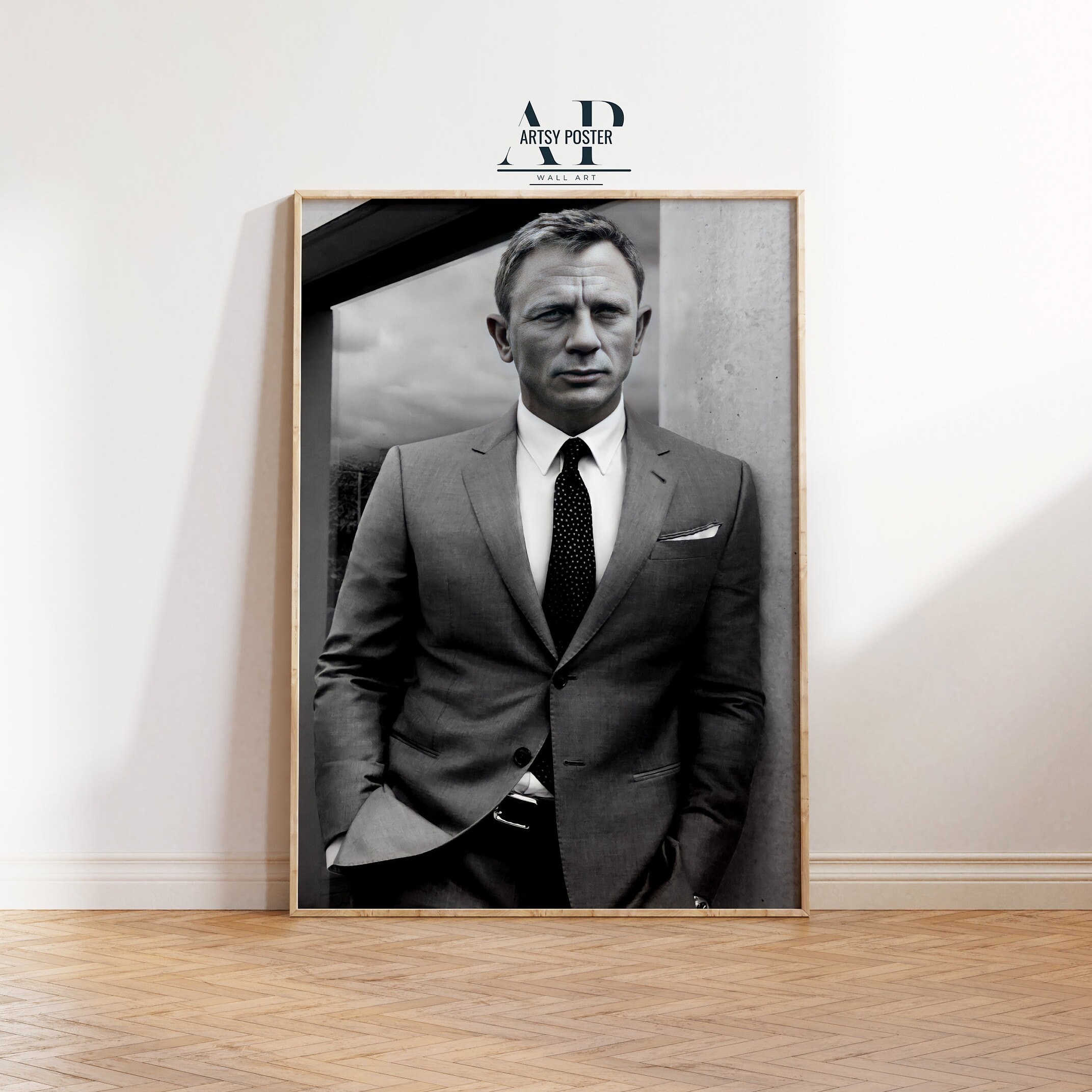 Daniel Craig Poster, James Bond Wall Art, Fine Art Print, Home Wall ...