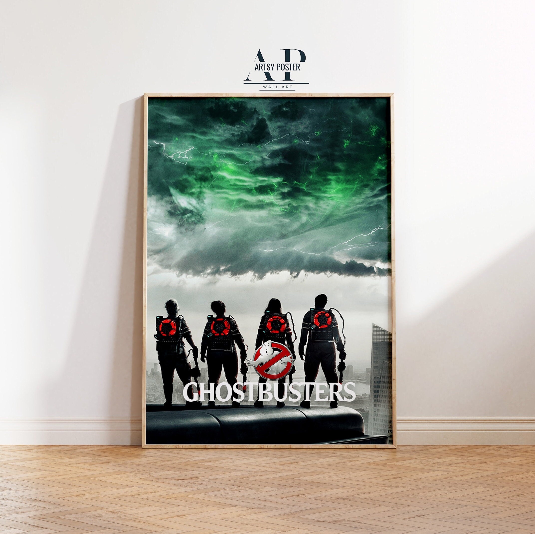 Ghostbusters Classic Movie Poster Vintage 1980s Film Art Print Iconic ...