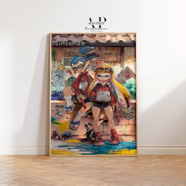 Splatoon Room Decor - Etsy