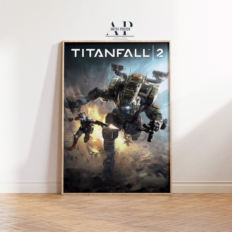 Titanfall 2 Game Poster, Jack Cooper Wall Art, Gaming Room Decor, High ...