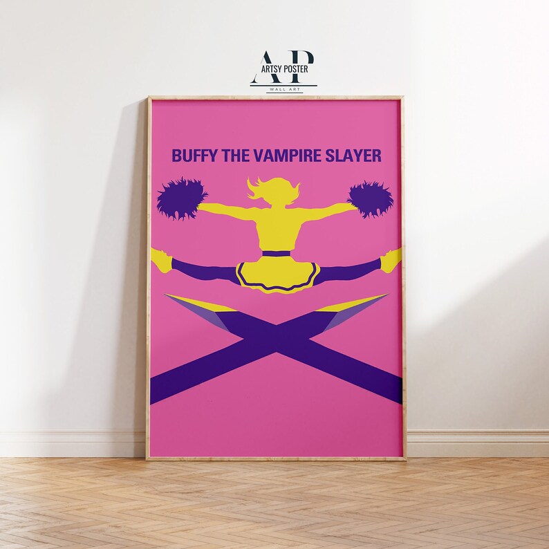Buffy the Vampire Slayer Poster: Cult Classic TV Show Art - Etsy