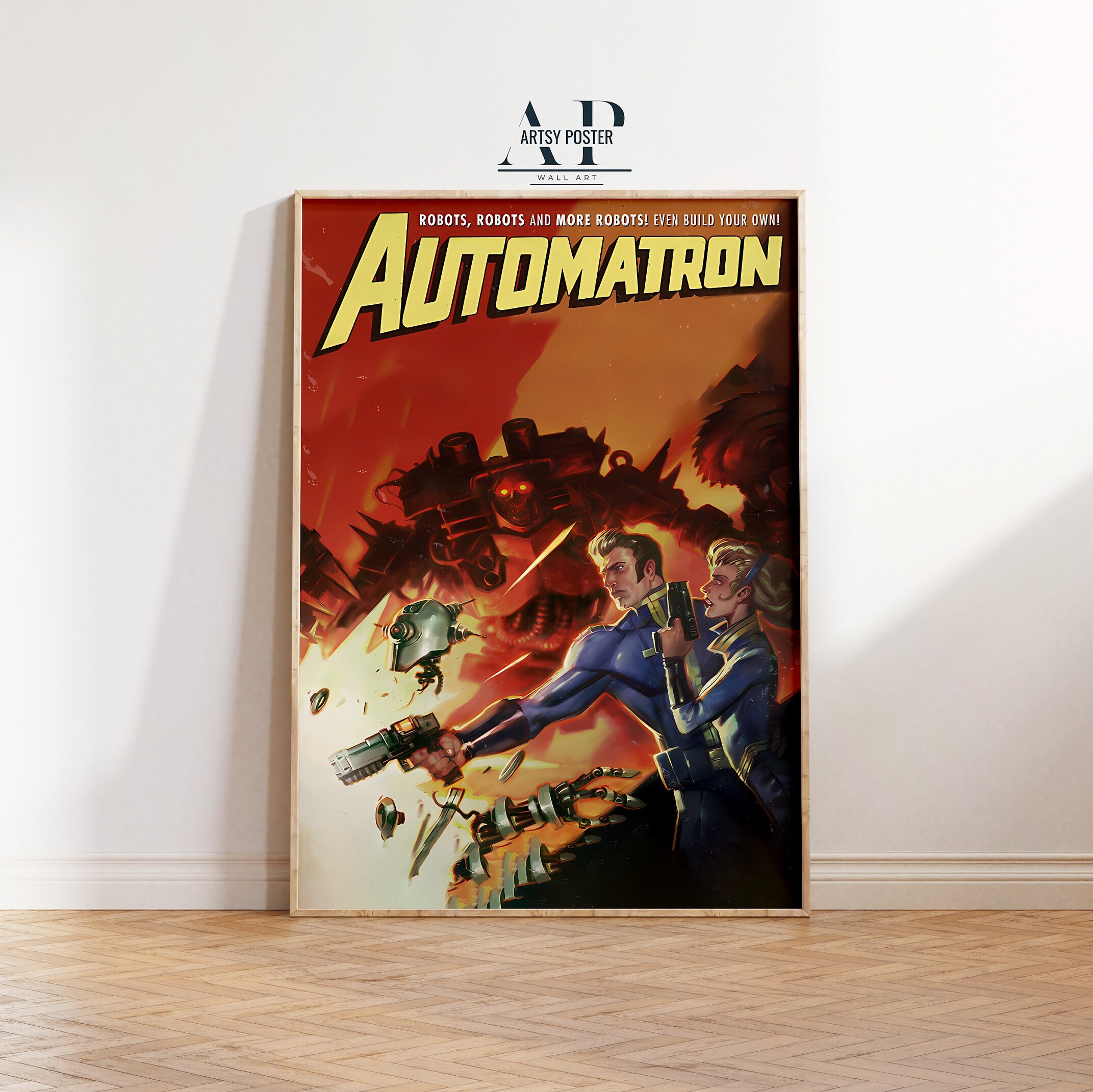 Fallout 4 Game Poster, for Harbor Art, Video Game Wall Decor, Perfect ...