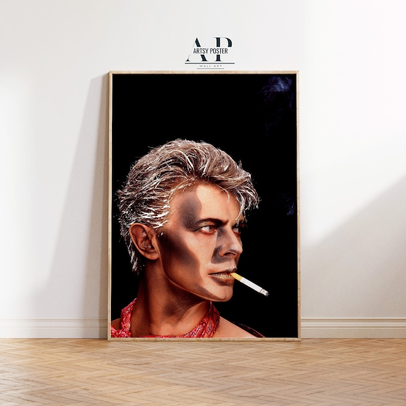 David Bowie Poster: Ziggy Stardust Vintage Art Print - Etsy