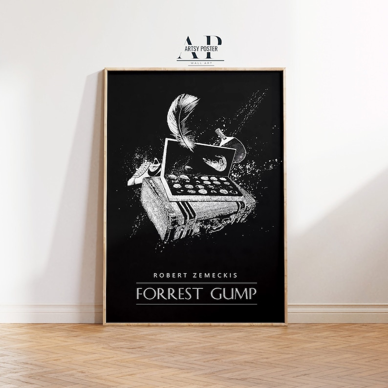 Forrest Gump Movie Poster: Classic Film Art Print - Etsy