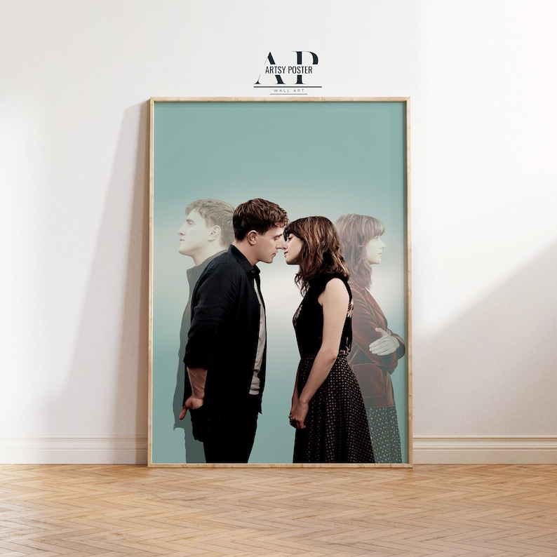 Normal People Poster, Sally Rooney Novel Art, Marianne and Connell Wall ...
