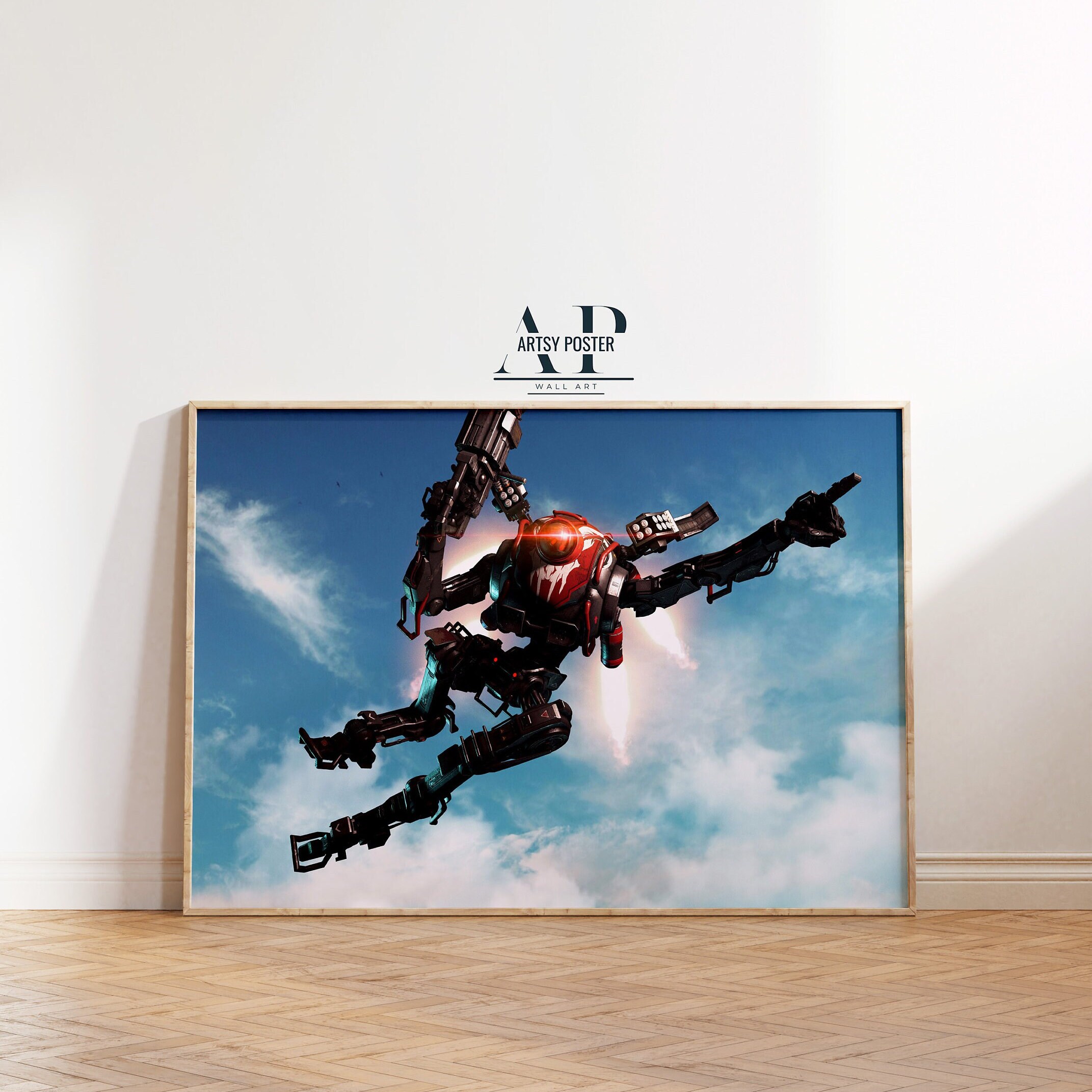 Titanfall 2 Game Poster, Jack Cooper Wall Art, Gaming Room Decor, High ...