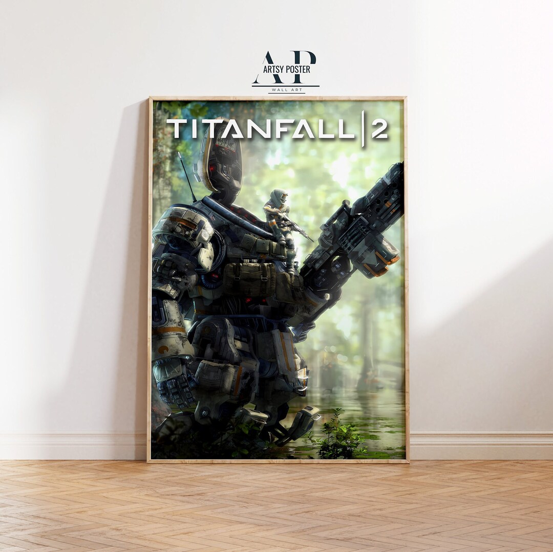 Titanfall 2 Game Poster, Jack Cooper Wall Art, Gaming Room Decor, High ...