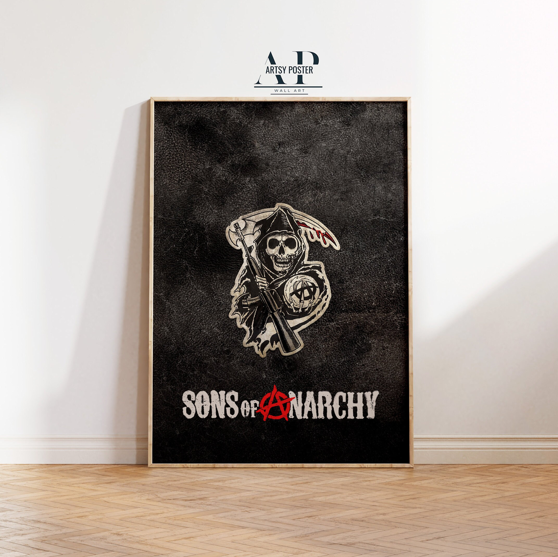 Sons of Anarchy Poster, Motorcycle Club Wall Art, Biker Decor for Home ...
