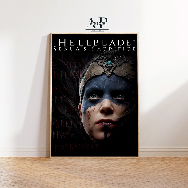 Hellblade Senua's Sacrifice Poster, Gaming Art Print - Etsy